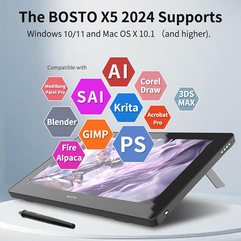 BOSTO X5 Pen Computer Drawing Display – Bostotech